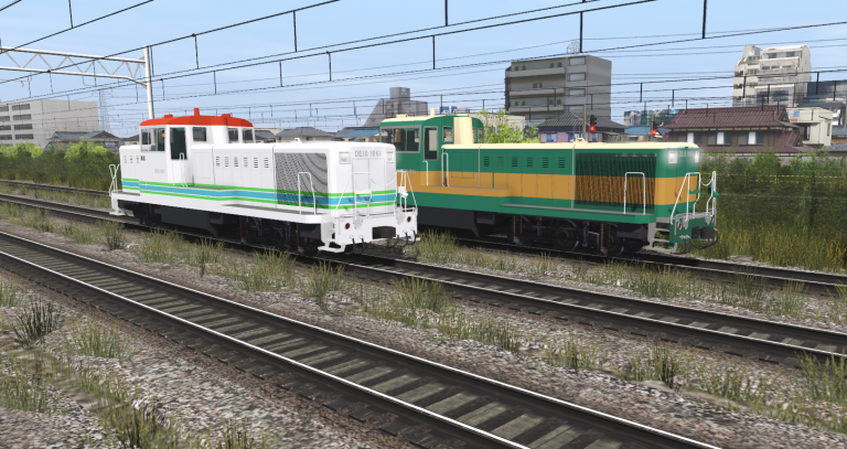 JR Hokkaido DE10 Diesel locomotive - ''Norokko'' livery units - Socimi