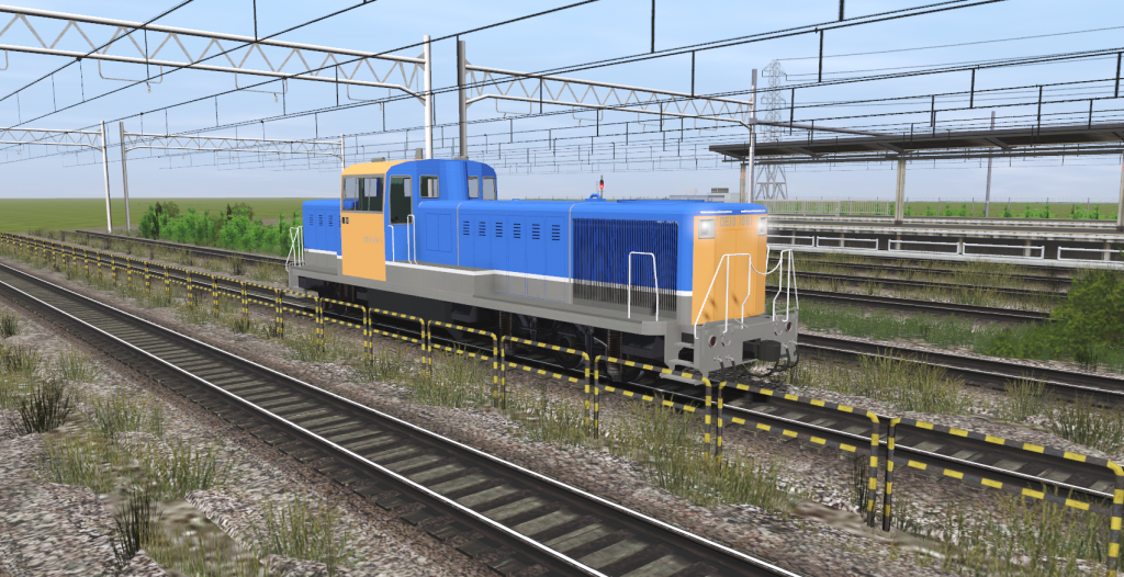 JR West DE10 Diesel locomotive - ''Kinokuni Seaside'' Livery - Socimi
