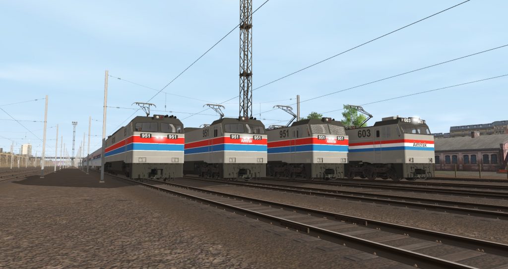 Amtrak GE E60 electric locomotives - Socimi