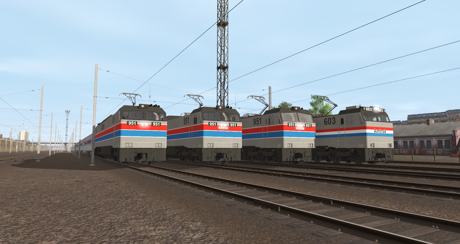 Amtrak GE E60 electric locomotives - Socimi