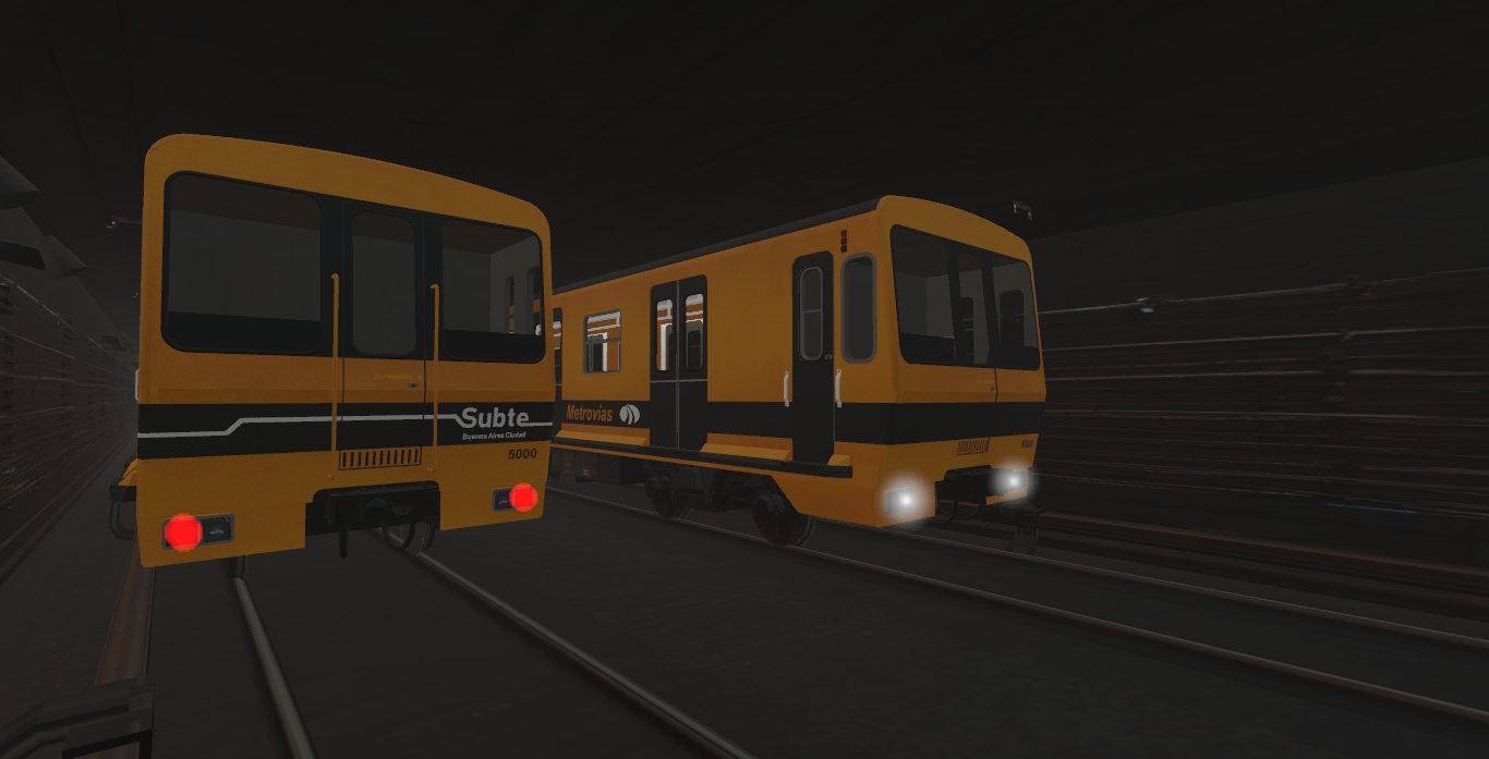 Subte Buenos Aires CAF 5000 Series (ex-Madrid Metro 5000 Series) - Socimi